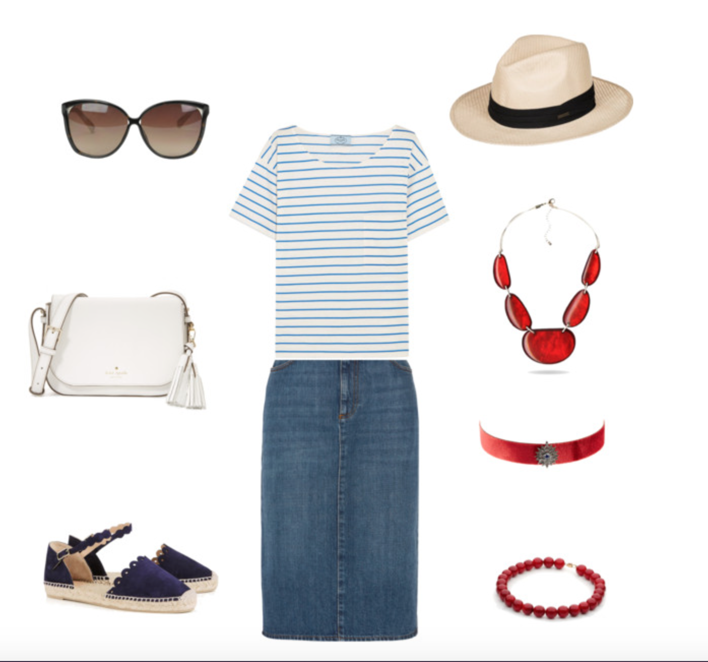 Patriotic Fashion for Independence Day - Mud Boots and Pearls
